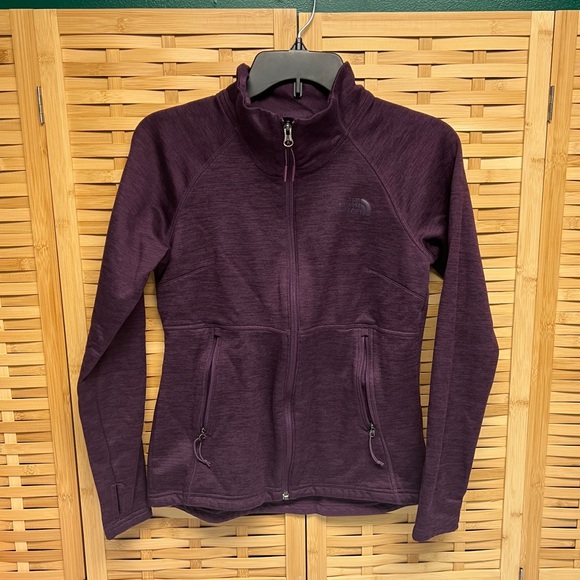 The North Face | Tops | Full Zip North Face Jacket Deep Purple | Poshmark